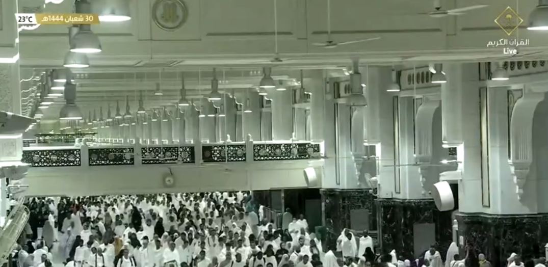 صلاة التراويح من الحرم المكي بث مباشر قناة صدى البلد